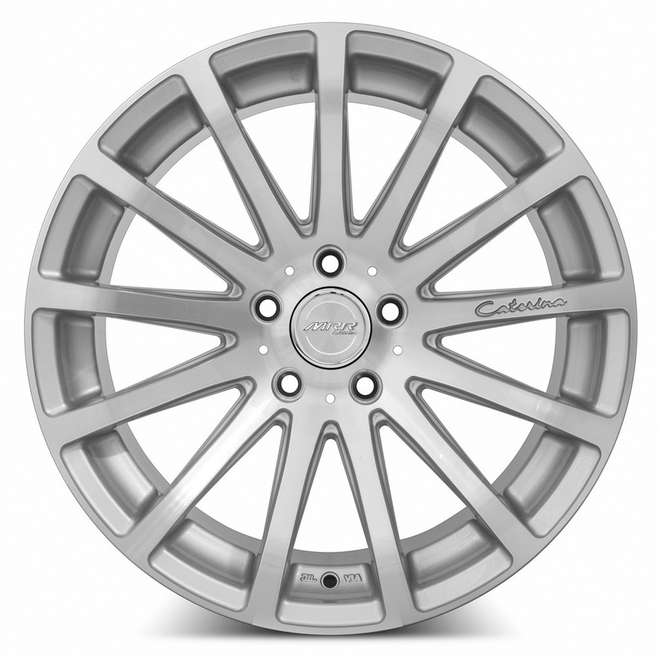 MRR Wheels Rim HR9 18x9.5 5x112 ET35 66.6CB Silver Machine Face | eBay