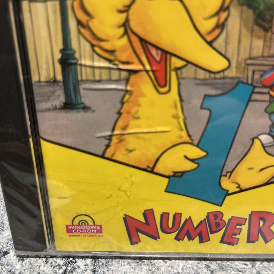 Sesame Street Numbers Windows PC CD-ROM w/ User's Guide EA 1995 New ...