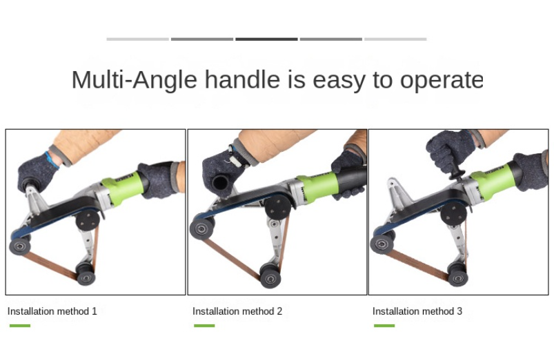 Three-wheel Belt Sander Circular Tube Polishing Machine Pipe Tube ...