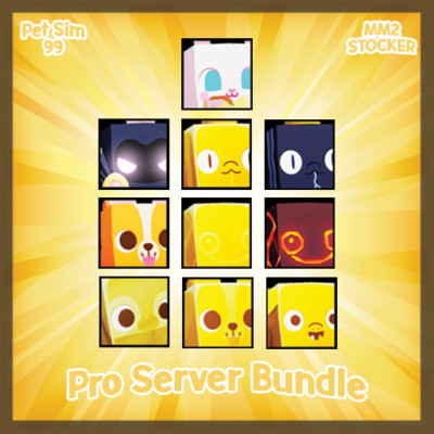 PET SIMULATOR 99 - Pro Server Bundle (10 Random Huge) - PS99 - SAME DAY ...