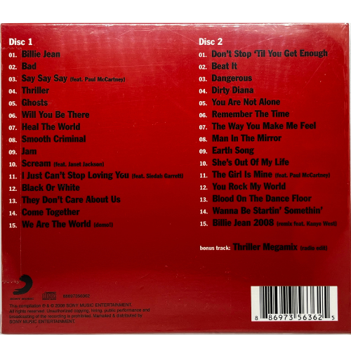 Michael Jackson King of Pop 2008 Original Brand New 2 CD (30 + 1 Bonus ...