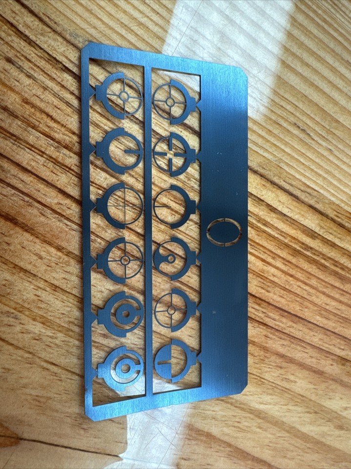 Pedersoli Globe Front Sight Inserts Full Set Of 12 Black Powder ...