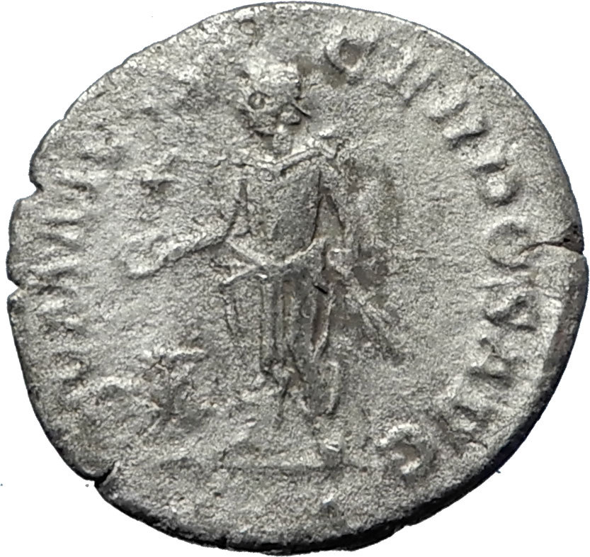 ELAGABALUS sacrificing over altar 221AD Rome Ancient Silver Roman Coin ...