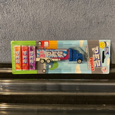 Pez F Series Advertising Truck, Pink Pez Mascot, Mint on Card | eBay