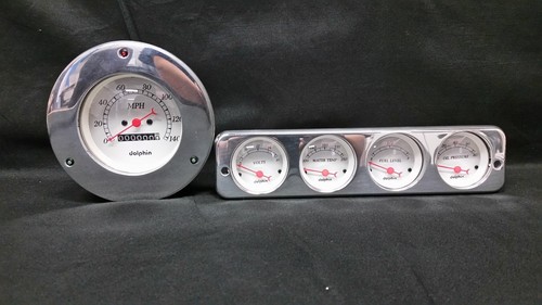 1942 1943 1944 1945 1946 1947 1948 FORD CAR GAUGE CLUSTER WHITE WITH ...