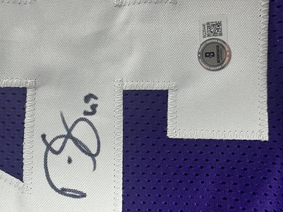 DARREN SPROLES SIGNED CUSTOM JERSEY KANSAS STATE WILDCATS AUTOGRAPH BAS ...