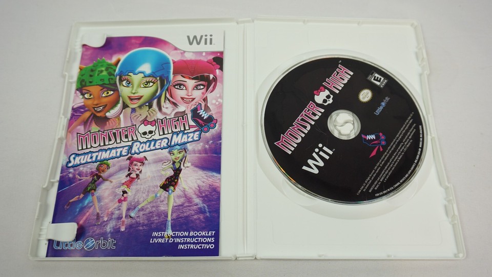 Monster High Skultimate Roller Maze Nintendo Wii 2012 Video Game ...