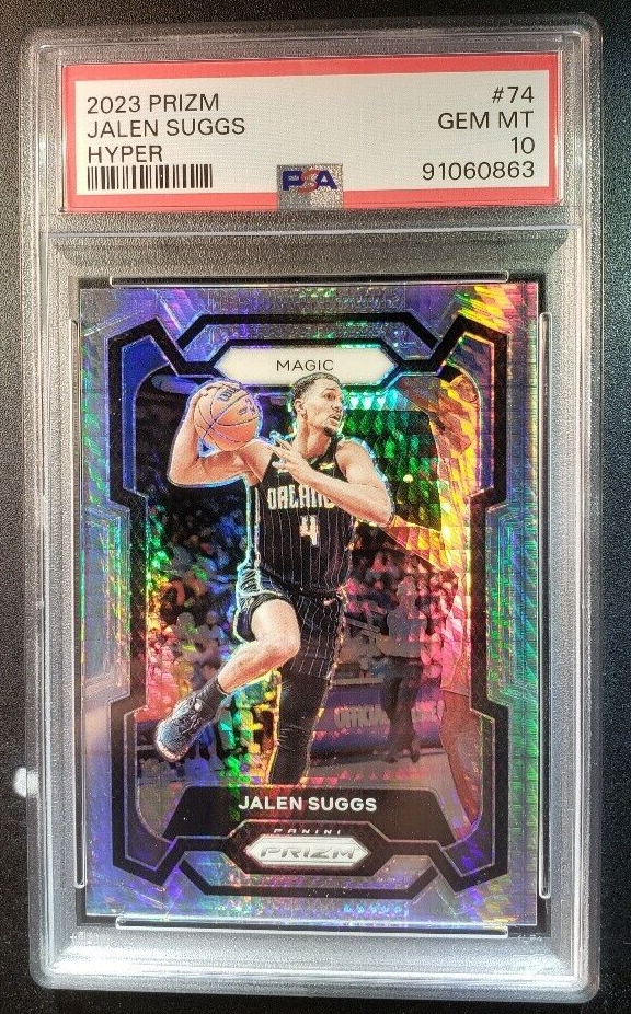 2022 Prizm Hyper Jalen Suggs RC 74 PSA Gem Mint 10 Low Pop None Higher ...