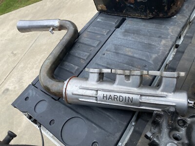 Hardin Marine 455 Olds Over Transome Exhaust Manifolds Jet Boat | eBay