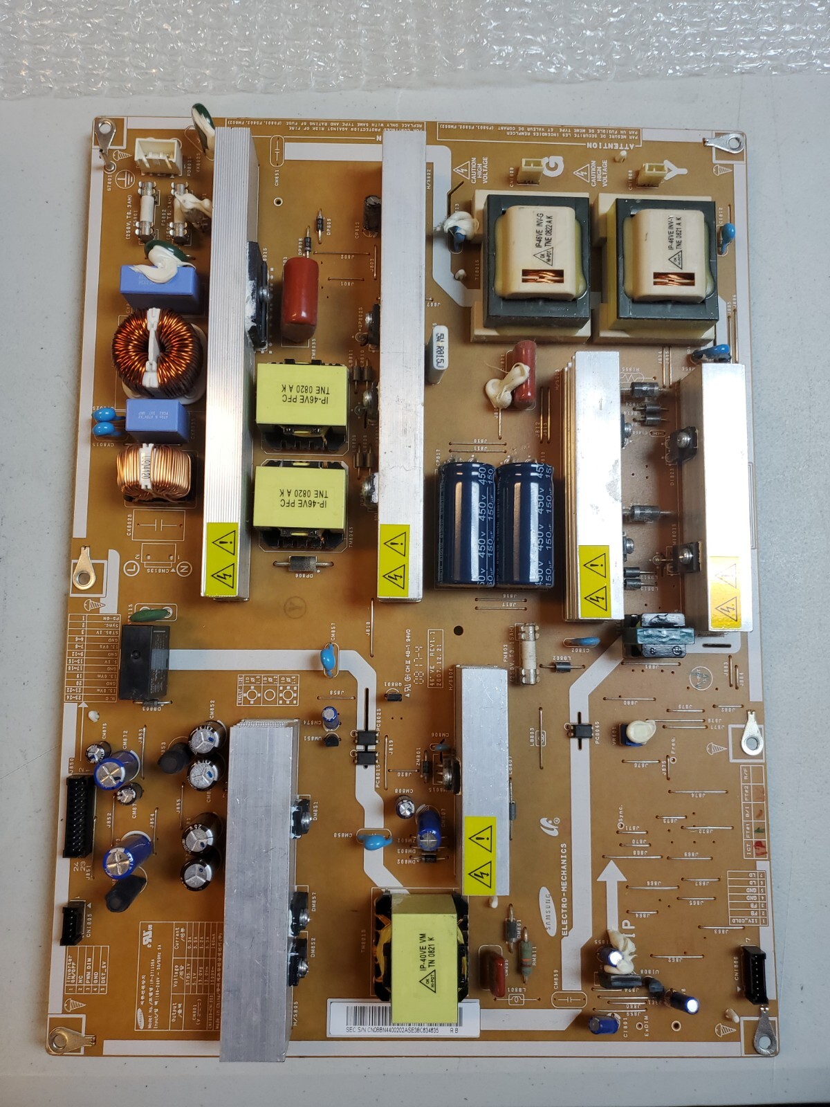 Salvaged Samsung TV Power Supply Board | eBay