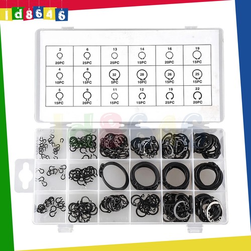 Clip Circlip – 300pc For External Snap Ring Set C Clips Assortment ...