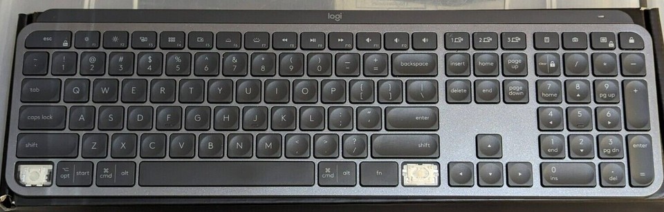 Logitech MX KEYS Gray REPLACEMENT KEY CAP & HINGE ONLY Parts for ...
