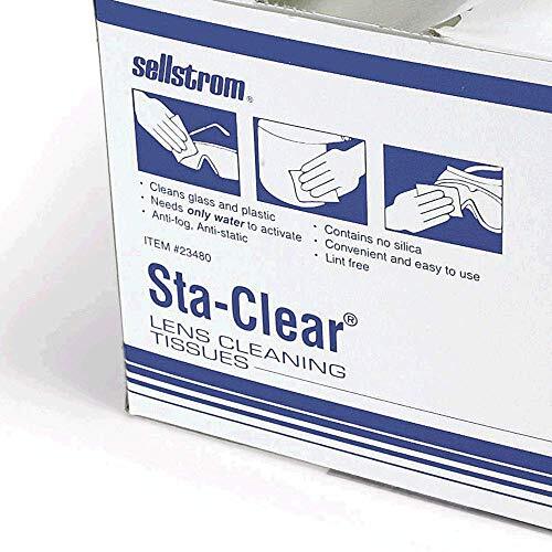 Sellstrom S23480 Anti-Fog Coating Lens Cleaning Tissues in Self ...