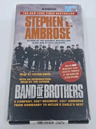 Band of Brothers by Stephen Ambrose Read by Cotter Smith 4 Audio ...