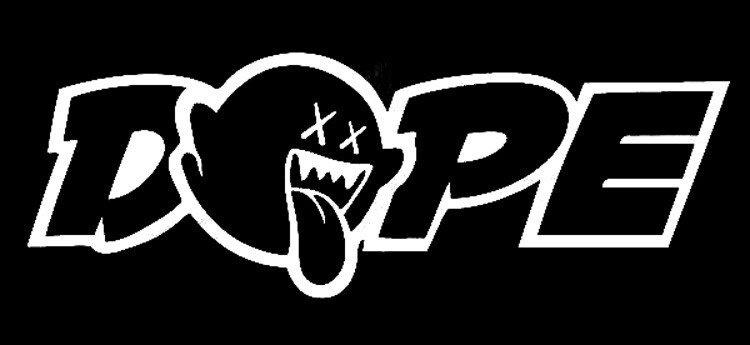 Dope Version 1 Ghost Geist JDM Illest Racing Tuning Aufkleberfolie ...