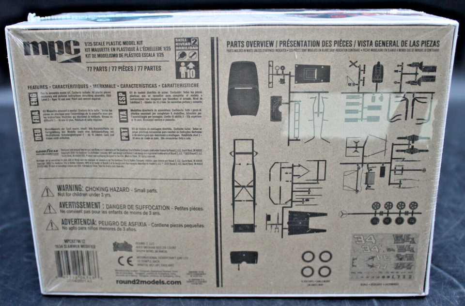 3pc NEW 1/25 Model Kit MODIFIED RACERS '34 '36 Rat Trap Vega Slammer ...