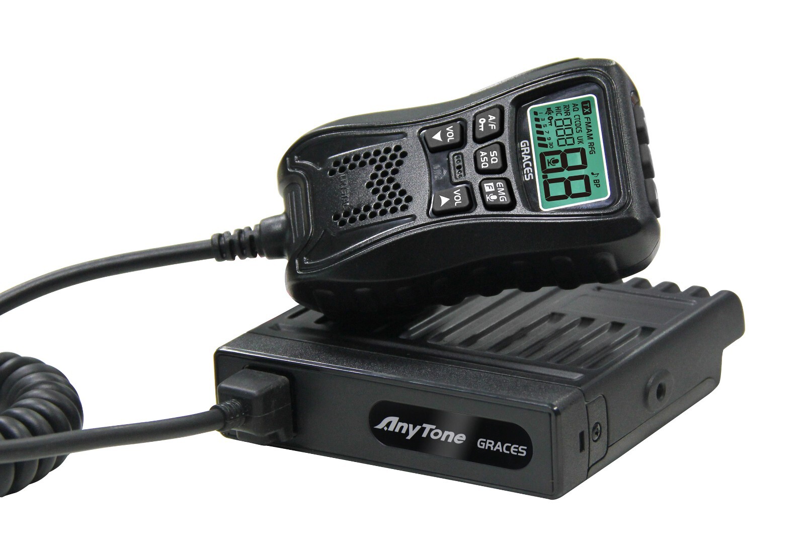 AnyTone CB Radio TRANSCEIVER Graces in Small Size with CTCSS Tone and ...