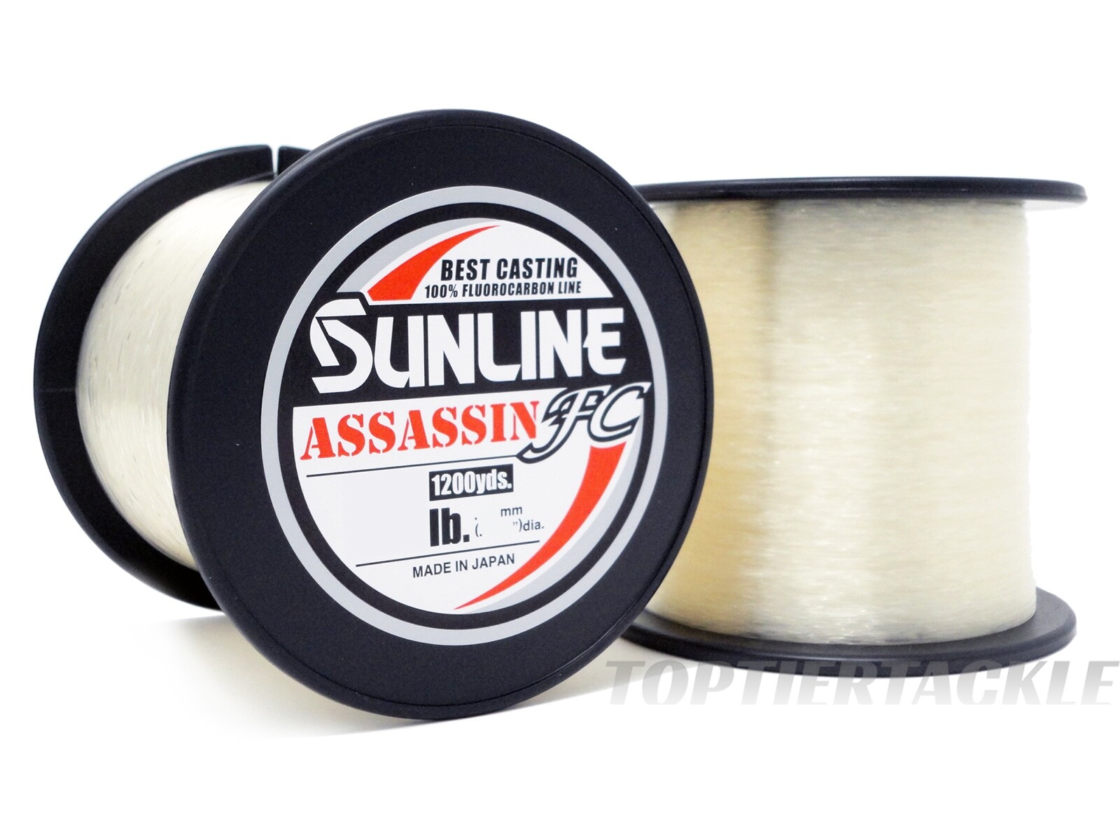 Sunline Assassin FC Fluorocarbon Fishing Line 1200 Yard Spool - Select ...