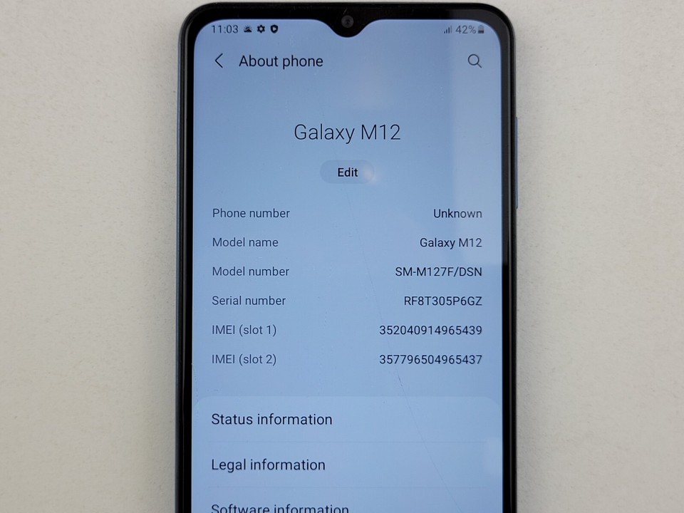Samsung Galaxy M12 (SM-M127F/DSN) 64GB (GSM Unlocked) Dual SIM ...