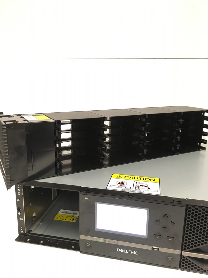 Dell EMC ML3 Automated Tape Library 3555-L3A NO LTO Drives WORKING FREE ...