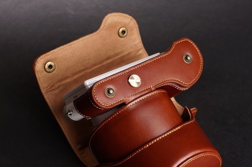 Handmade Full Real Leather Camera Case Bag Cover for Samsung NX300 20 ...