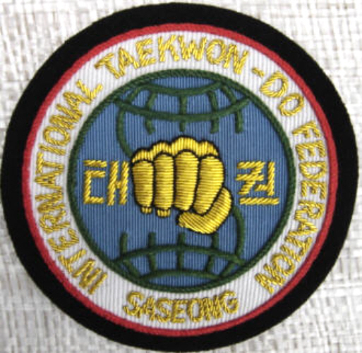 ITF TAEKWONDO BLAZER BADGE - Offiziell Jacket Patch for Instructors and ...