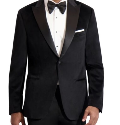 Tuxedo Dinner Jacket Black Velvet / 36 - 52 / Reg - Short - Long / RICK ...