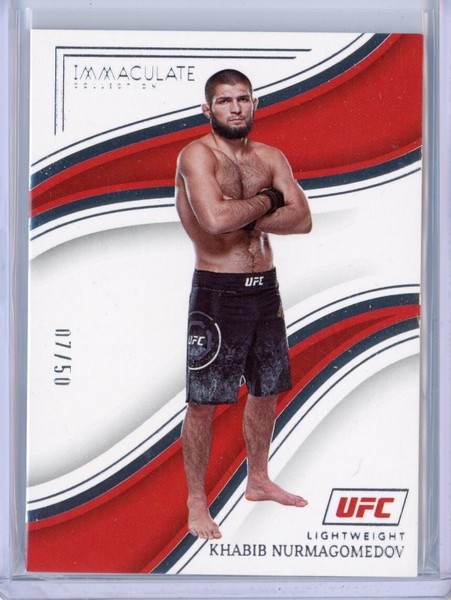 2023 Panini Immaculate Collection UFC - #30 Khabib Nurmagomedov /50 for ...
