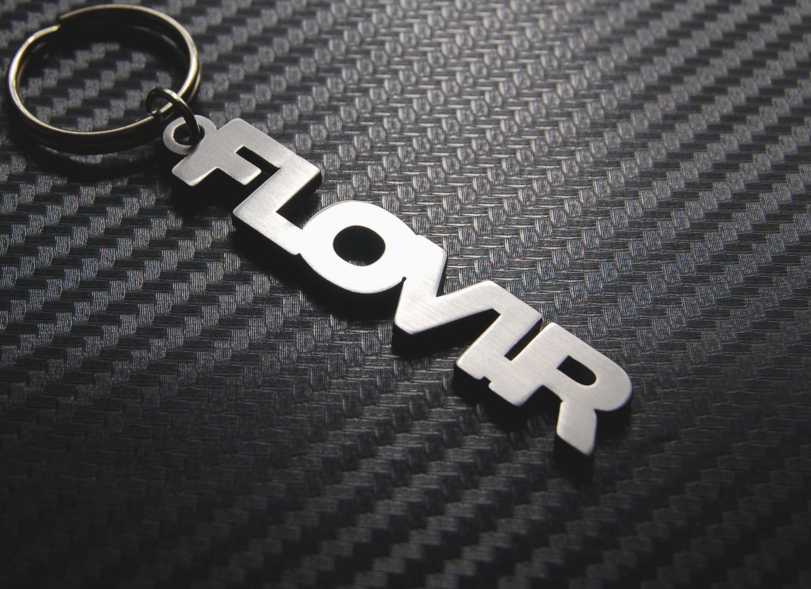 FLOVIR Keyring Keychain Key Fob Stainless Steel Name Gift | eBay