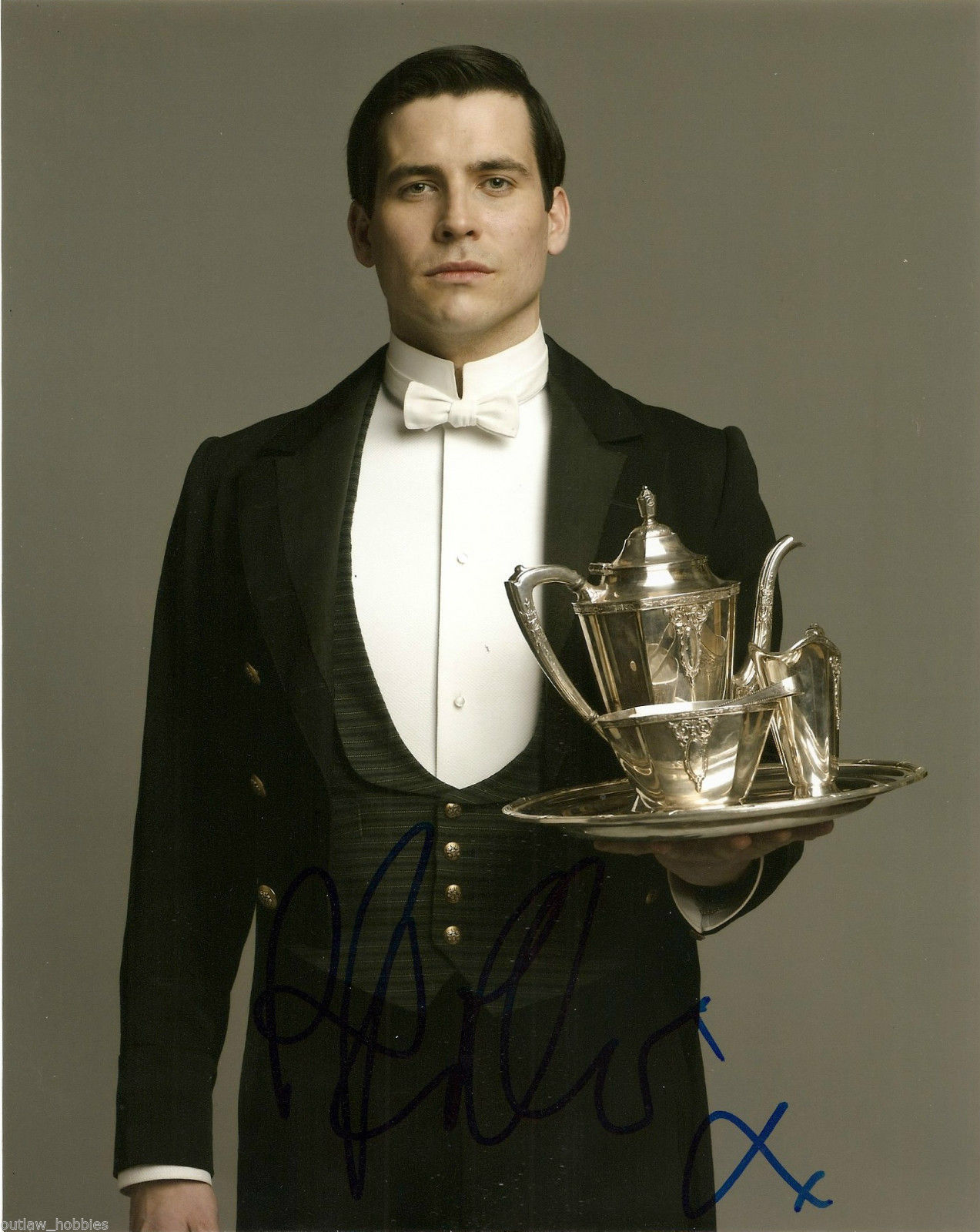 Robert James-Collier Downton Abbey Autographed Signed 8x10 Photo COA # ...