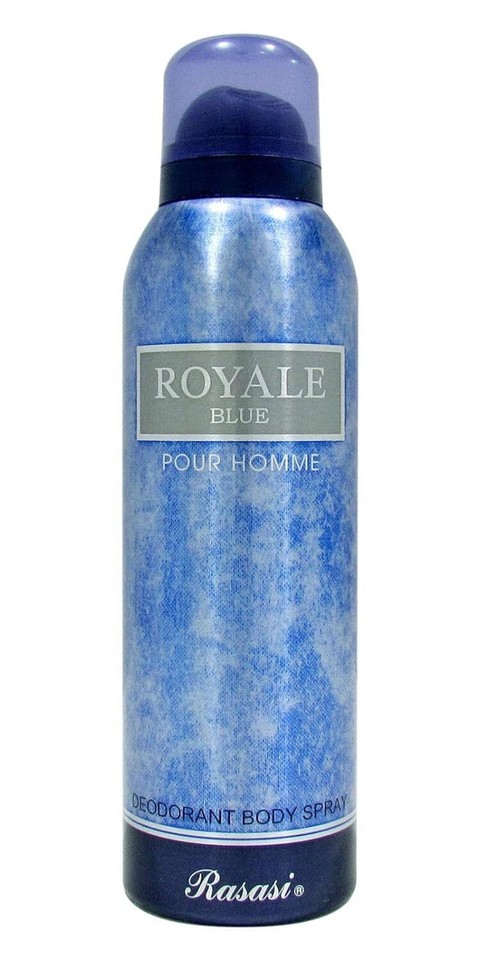 Rasasi Royale Blue Pour Homme Deodorant Body Spray For Men 200ml | eBay