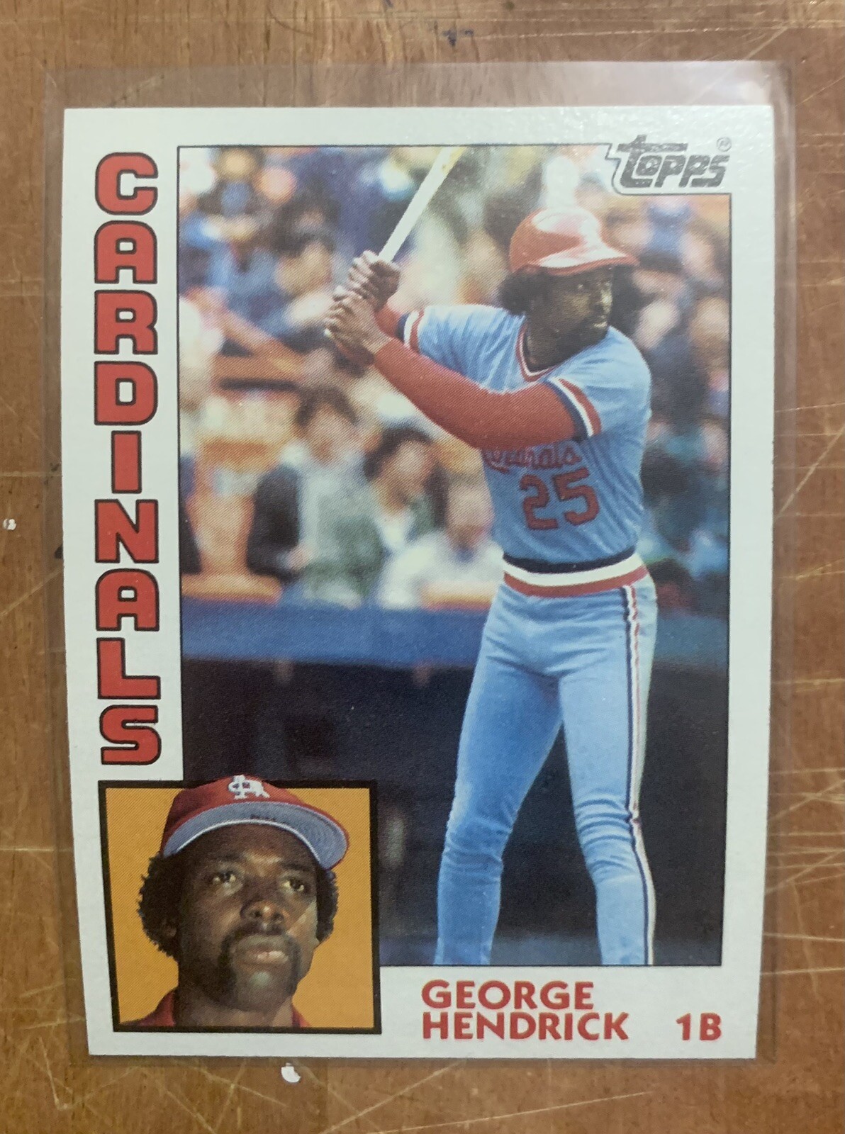 1984 Topps George Hendrick St. Louis Cardinals #540 | eBay