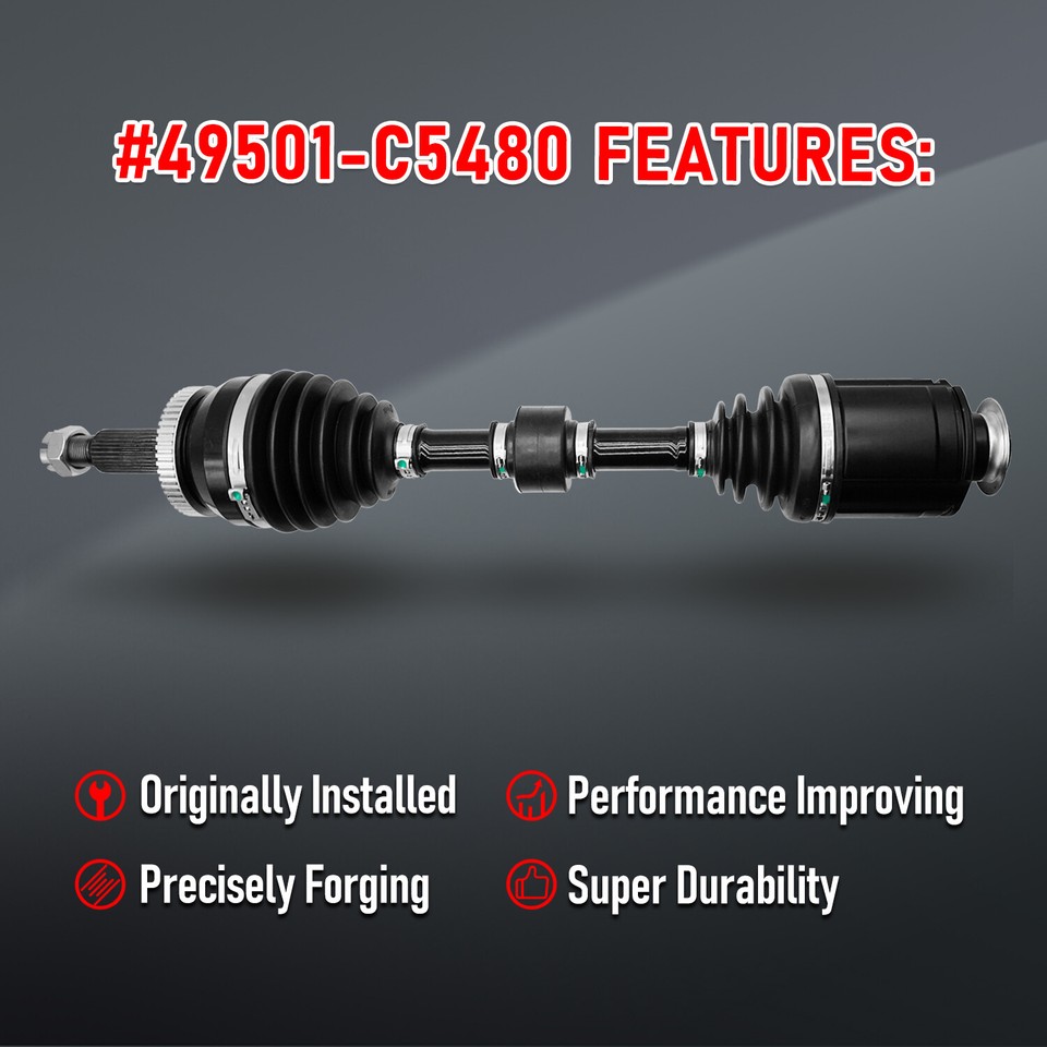 49501-C5480 Right Passenger Side Outer Axle Shaft For 2019-2020 KIA ...