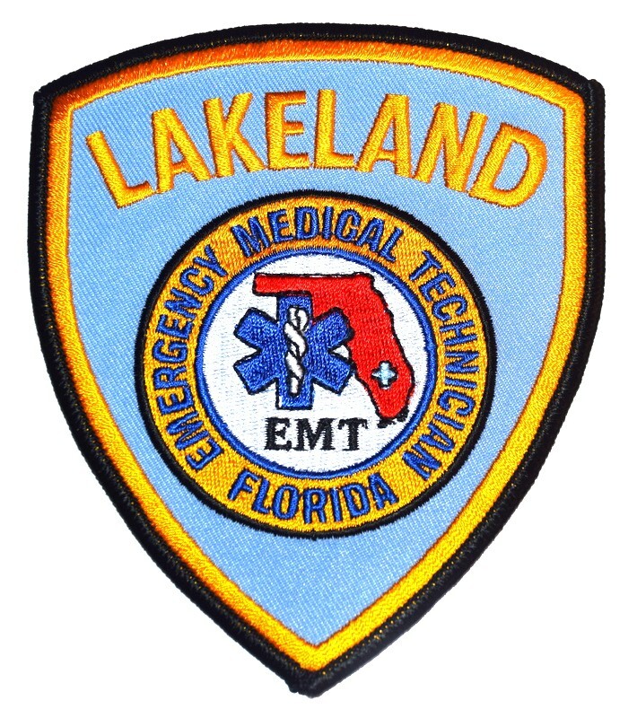 LAKELAND – EMT - FLORIDA FL Sheriff Police Patch EMERGENCY MEDICAL ...