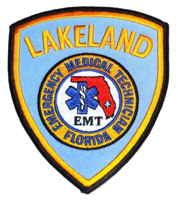 LAKELAND – EMT - FLORIDA FL Sheriff Police Patch EMERGENCY MEDICAL ...