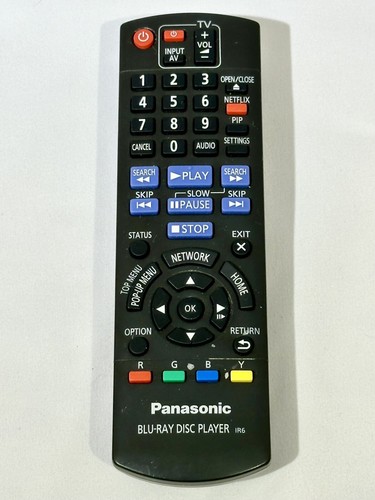 GENUINE PANASONIC N2QAYB000575 BLU-RAY DVD PLAYER REMOTE - DMP-BD755 | eBay
