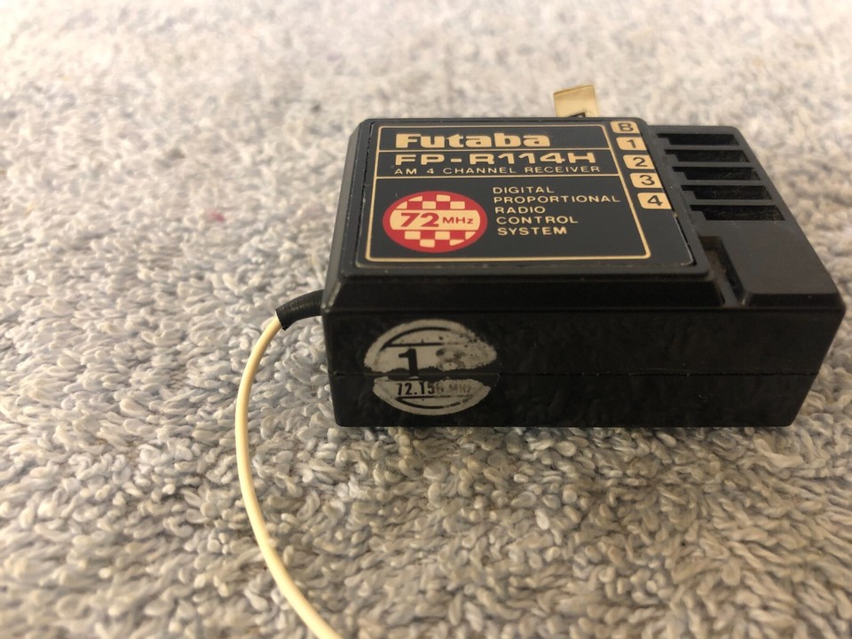 Futaba FP-R114H 4 Channel 72 MHz AM Receiver Channel 18 | eBay