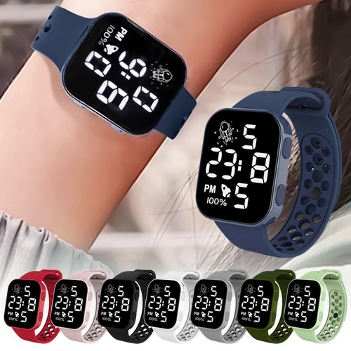 Kids Digital Electronic Watch Children Boys Girls LED Watches Sports ...