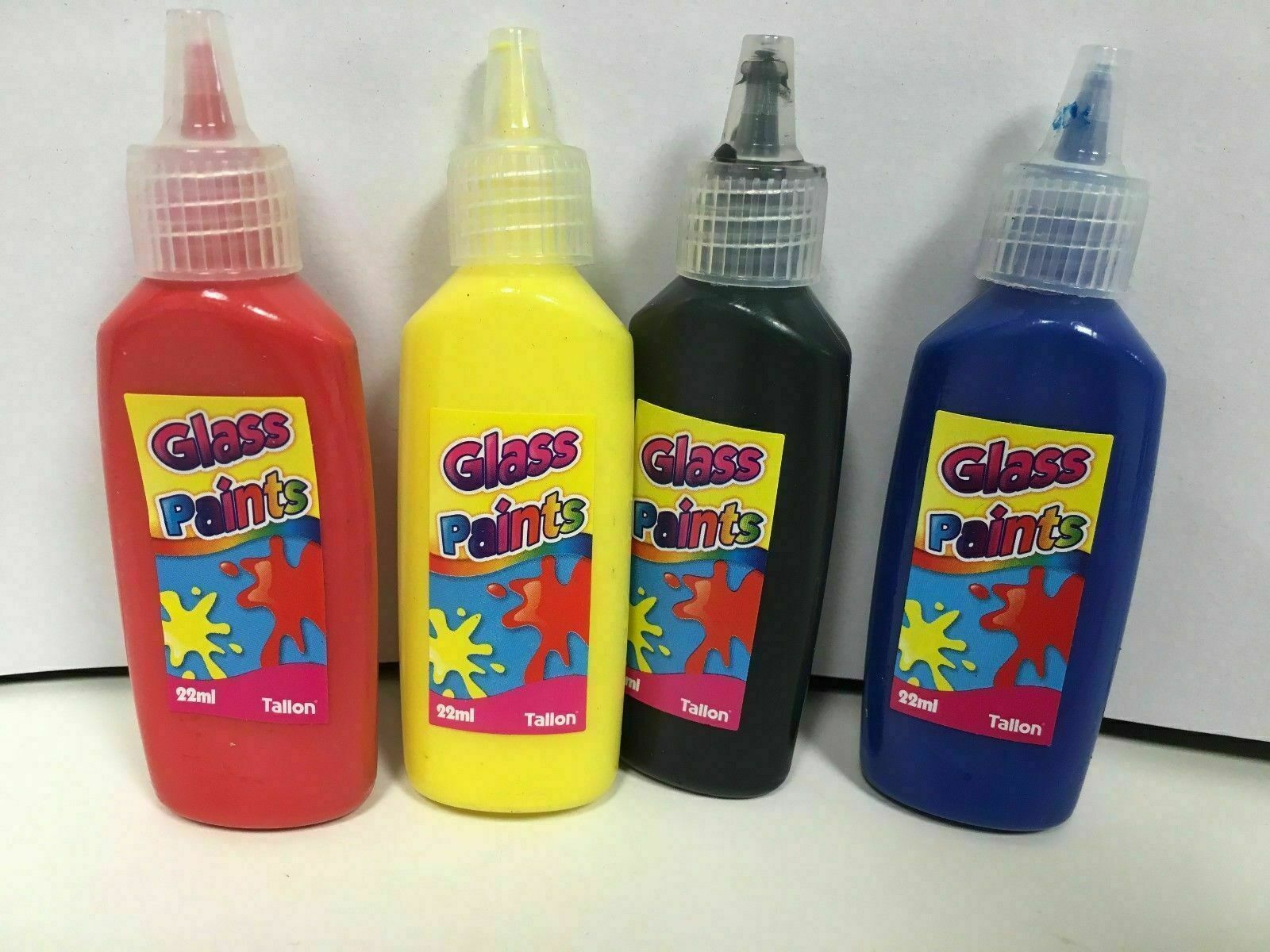 Glass Paints Set Painting Kit Outliner Opaque Transparent Stained Paint ...