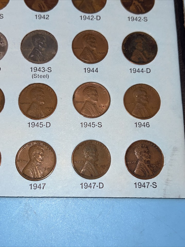Lincoln Wheat Cent Collection 1941-1958 Complete Coin Set USA Mint | eBay