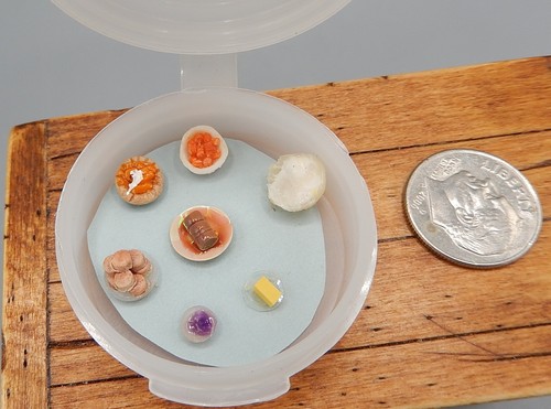 1/4 ScaIe OOAK Sculpted Roast Beef Dinner Artisan Dollhouse Miniature 1 ...