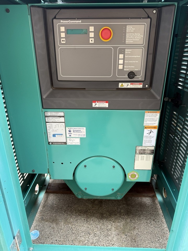 Cummings 100KW Generator Propane, Only 1100 Hrs, Excellent Condition ...