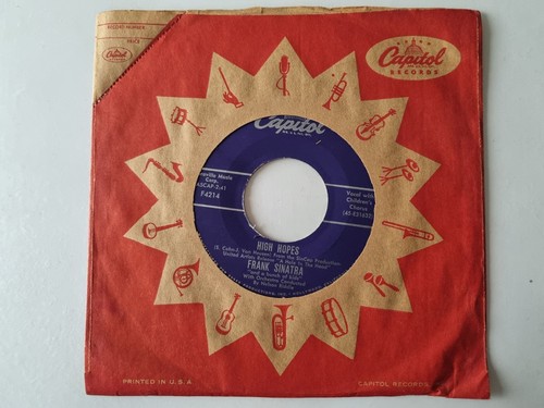 Frank Sinatra - High Hopes 7'' Vinyl US | eBay