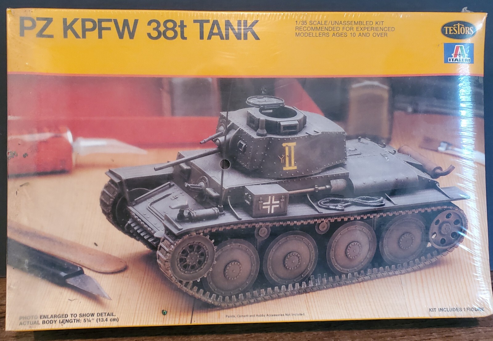 Testors Italeri 1/35 German PzKpfw 38t Tank | eBay