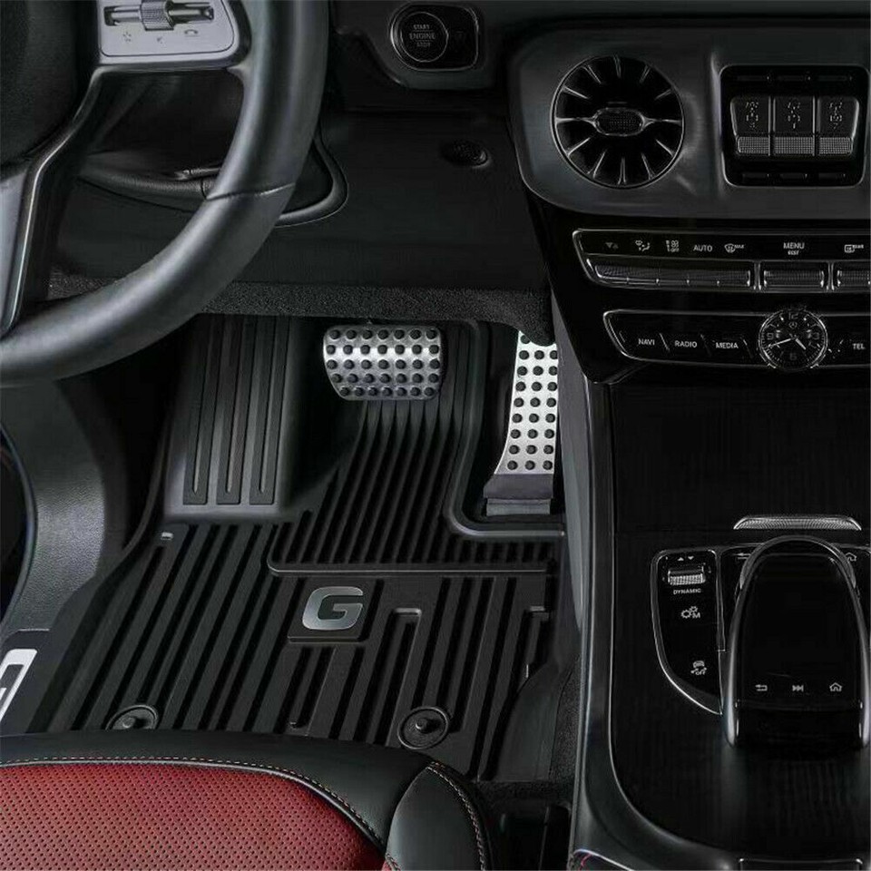 3W Floor Mats & Trunk Liner For 2019-2024 Mercedes-Benz G Class TPE Car ...