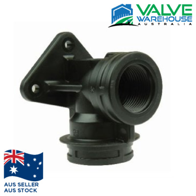 Philmac- Polypropylene- Threaded Wall Plate Elbow- FxF | eBay