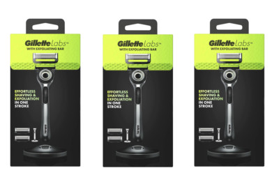 3 x Gillette Labs Razor Handle With Two Cartridges Brand New In Box | eBay