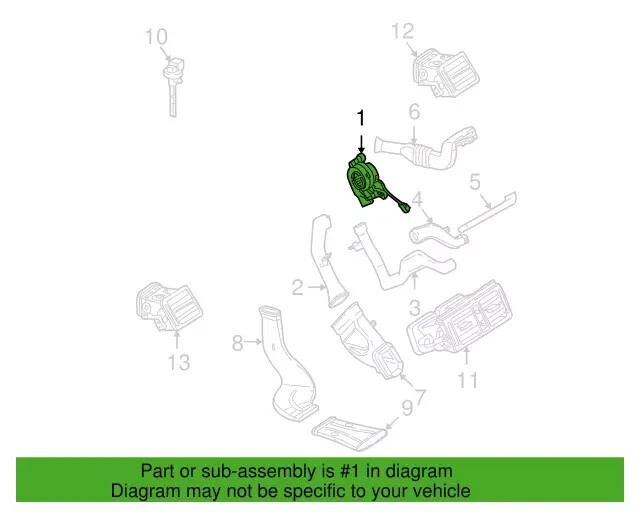 OEM 2079061800 Mercedes Benz Genuine CLS63 AMG CLS550 2012-2013 Blower ...