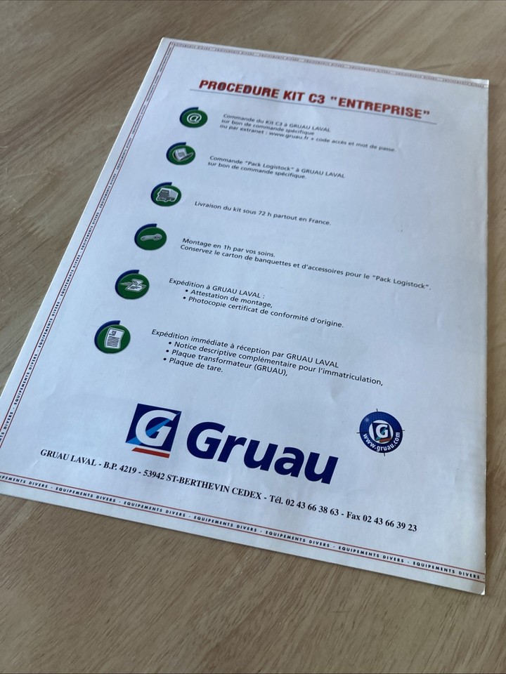 Citroën C3 Gruau Company Prospectus Automobile Catalog Brochure ...