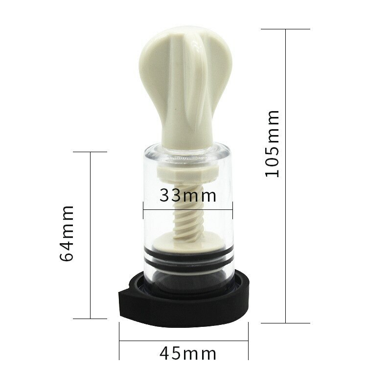 Shock Pulse E-Stim Nipple Stimulation Breast Cup Suction Pump Enlarger ...